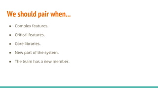 Pair programming | PPT