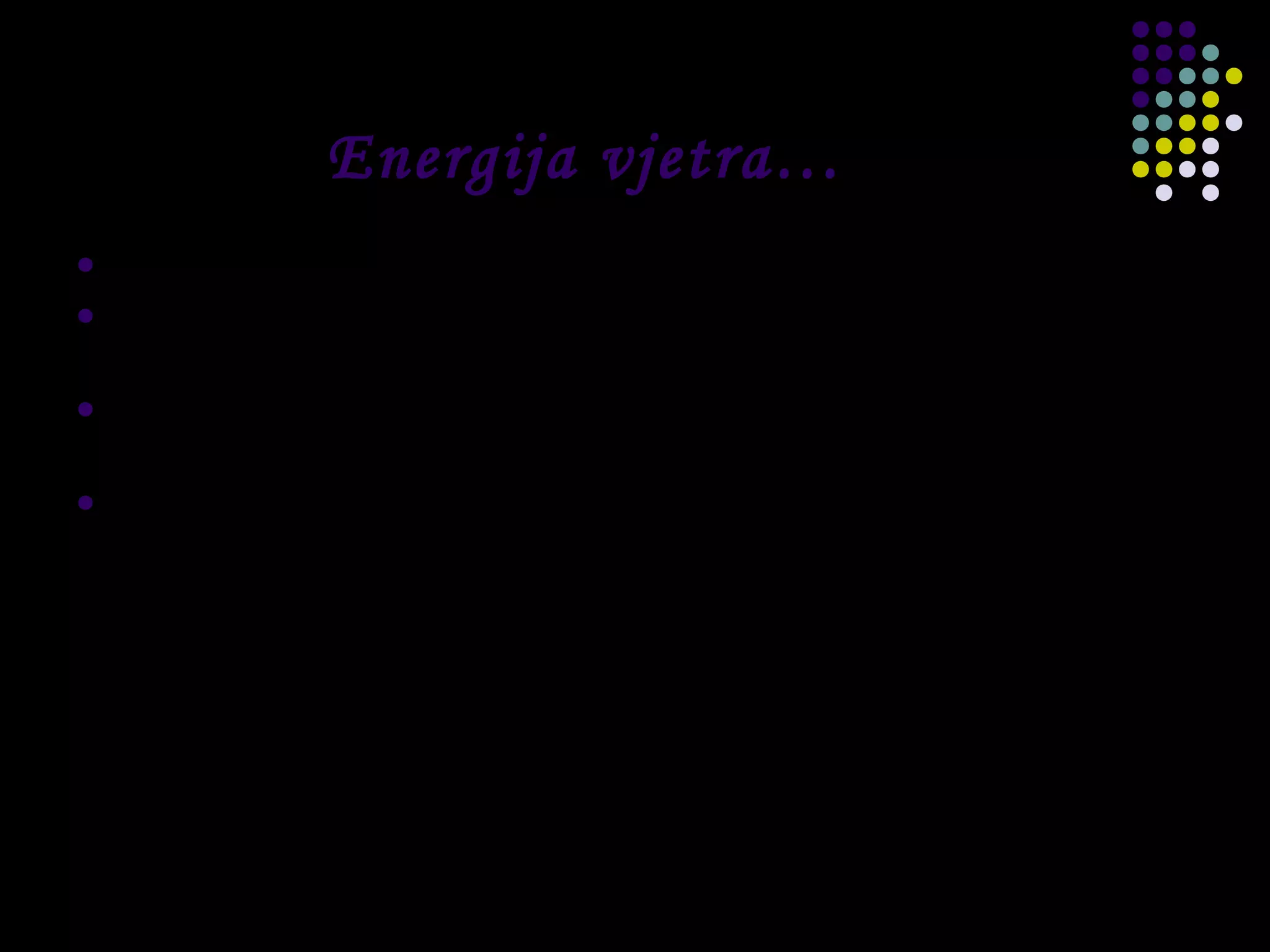 Vjetar i energija vjetra | PPT