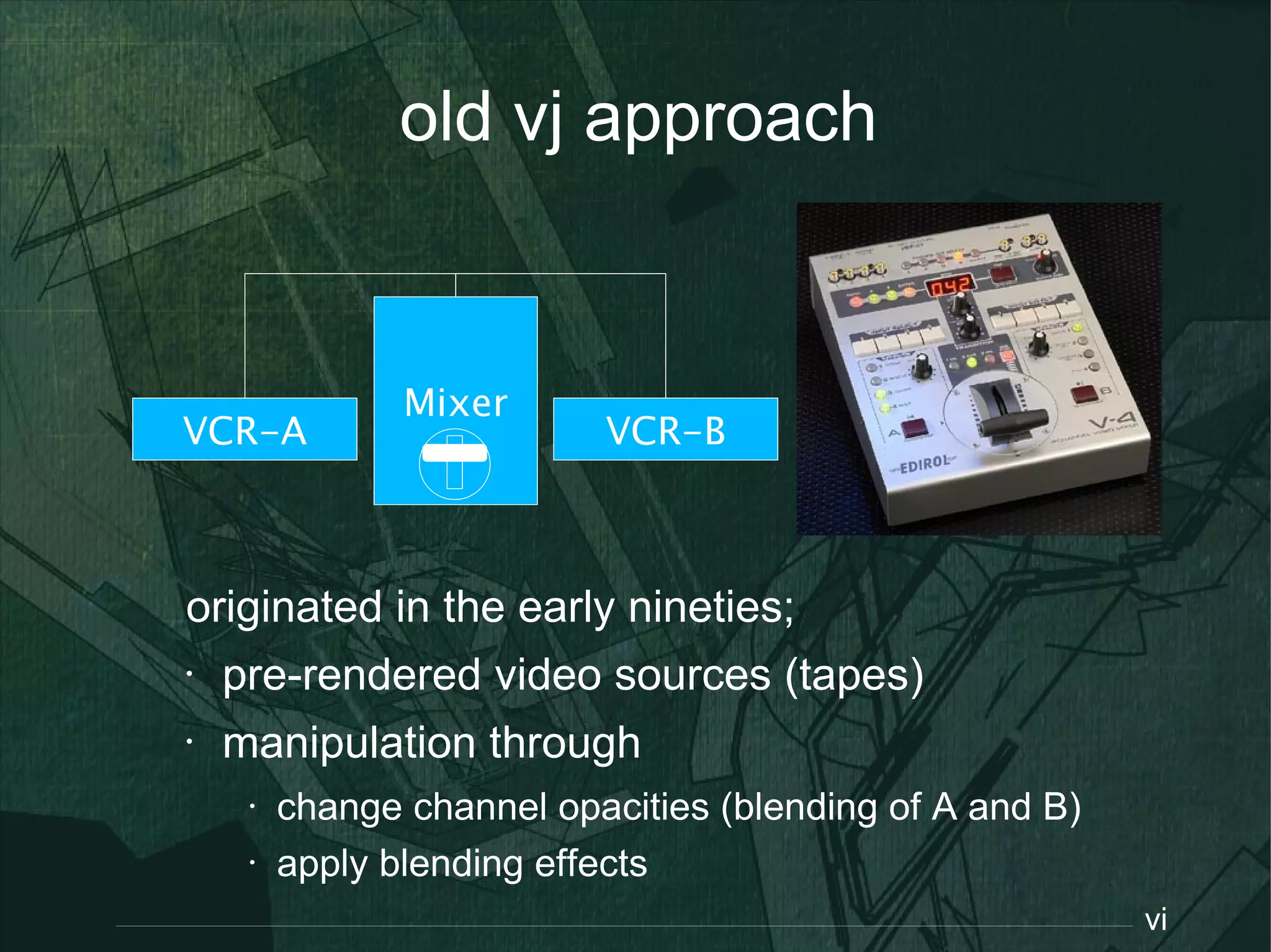 VJ'ing Presentation at CWI | PDF