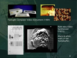 VJ'ing Presentation at CWI | PPT
