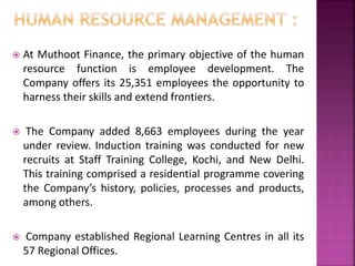 muthoot finance 2016 | PPTX