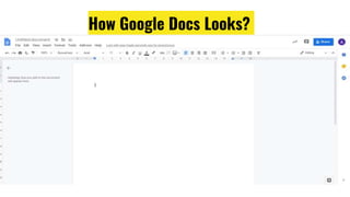 Google docs | PPT