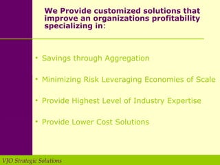 VJO Strategic Solutions | PPT