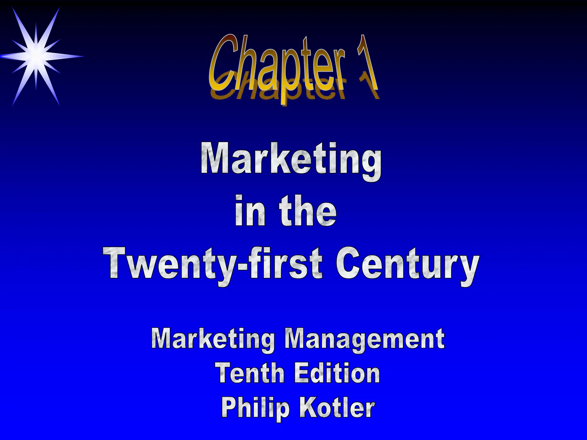 Marketing in the twenty first century.ppt