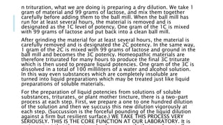 MANUFACTURING OF AYURVEDIC AND HOMEOPATHIC PREPARATION | PPTX