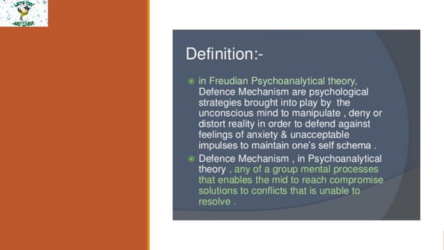 Defense mechanism | PPT