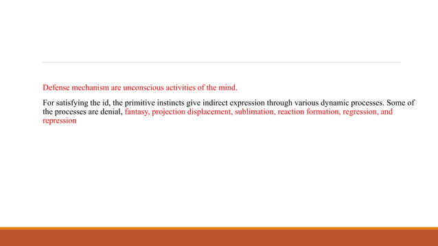 Defense mechanism | PPT