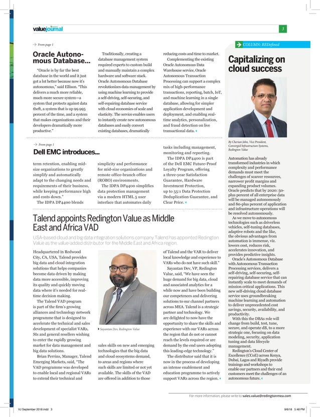 Redington Value Journal - September 2018 | PDF