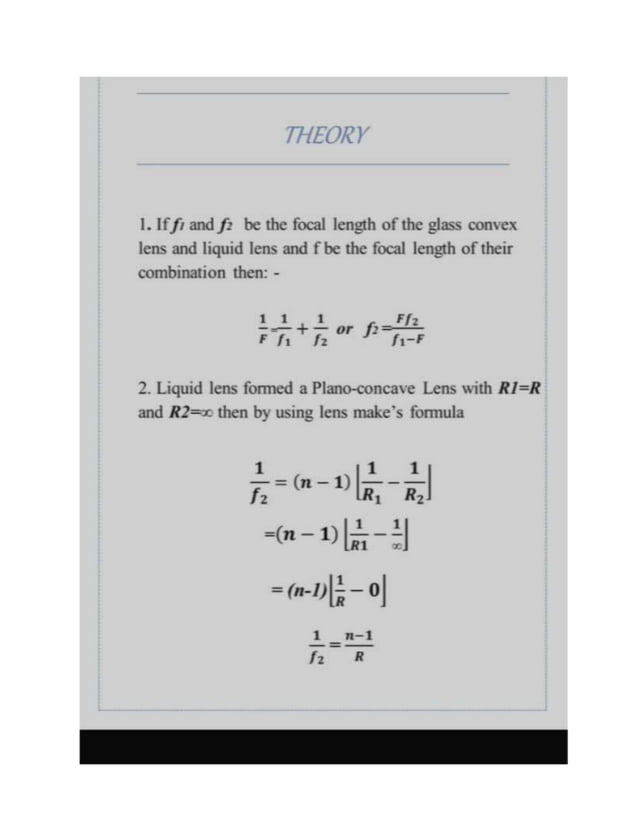 vjs physics project work.docx investigatory project work | PDF