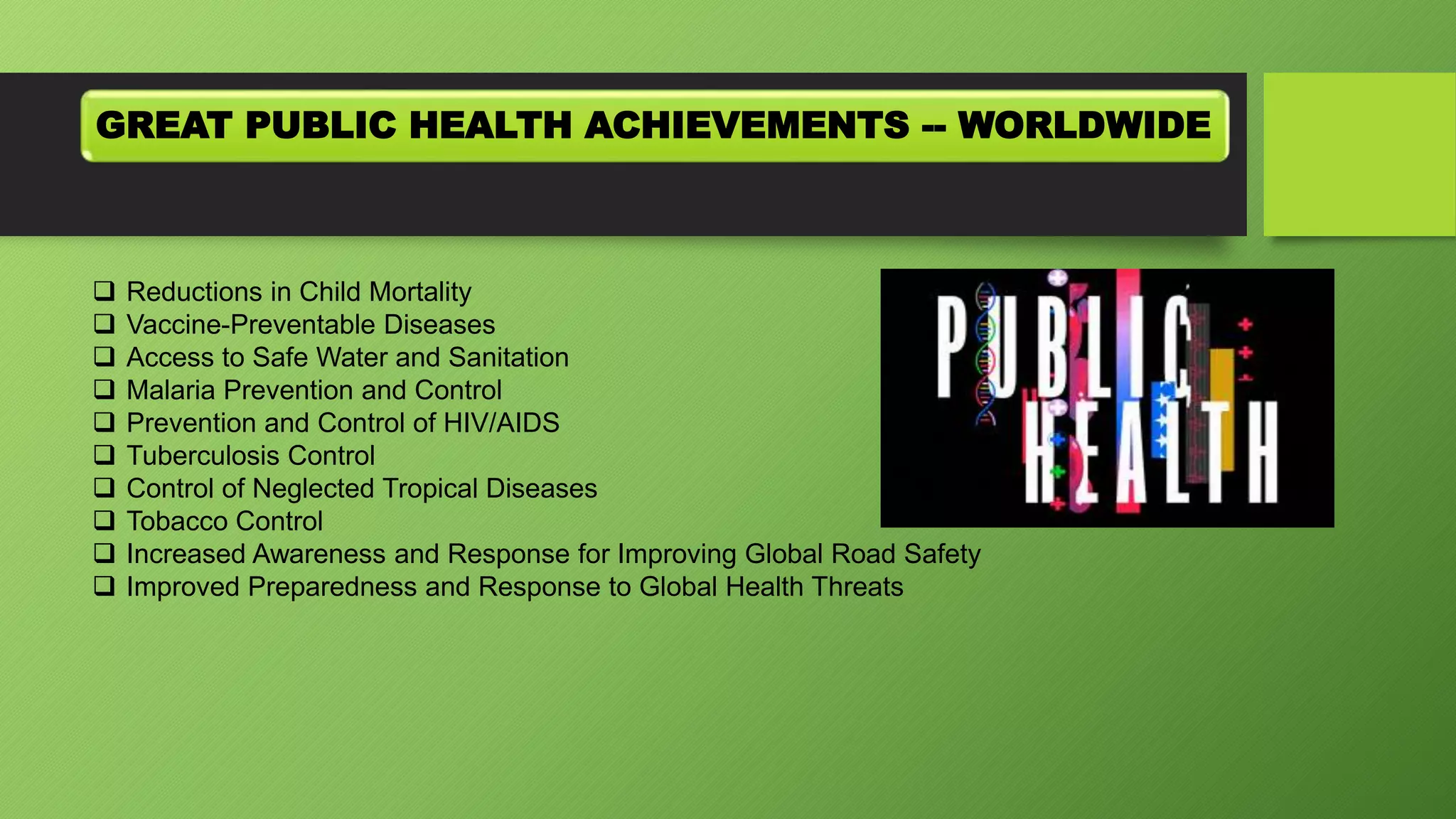 Definition and concepts of public health | PPTX