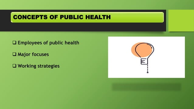 Definition and concepts of public health | PPTX
