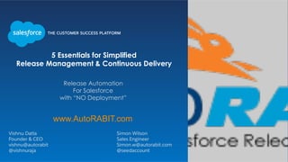 5 Essentials for Simplifiied Release Management and Continuous Delivery ...