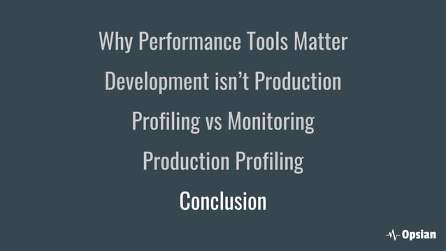 Continuous Profiling in Production: What, Why and How | PPT