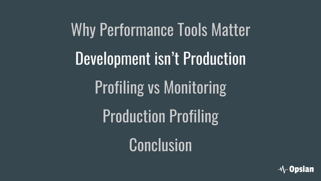 Continuous Profiling in Production: What, Why and How | PPT