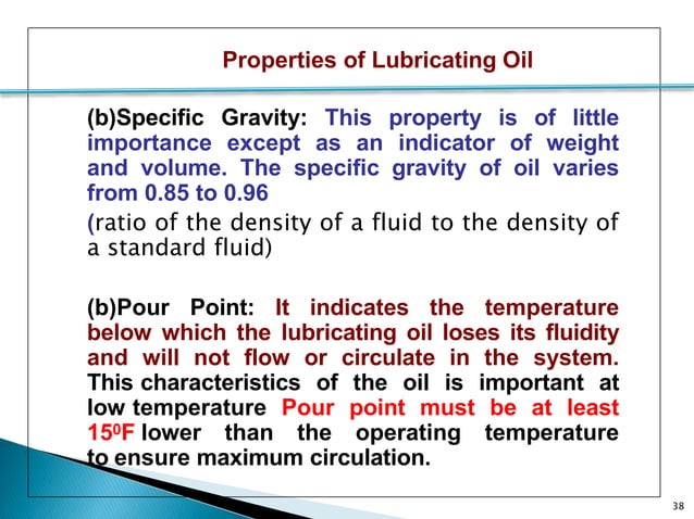 Lubrication System - IC Engine - Unit-III | PPTX