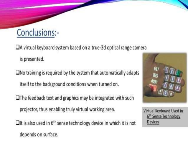 Virtual keyboard | PPT