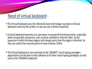 Virtual keyboard | PPTX