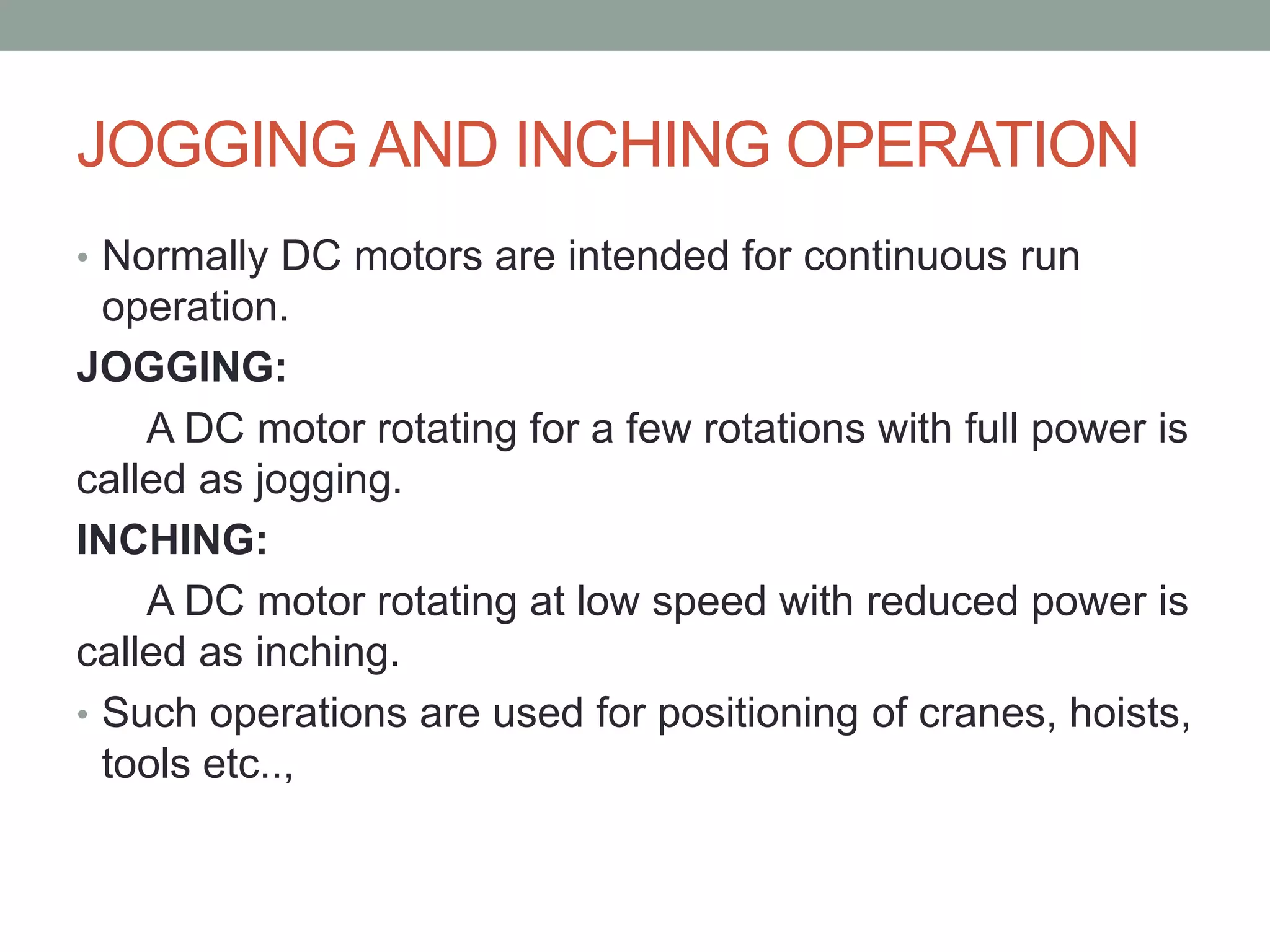CONTROL OF ELECTRICAL MACHINES | PPTX