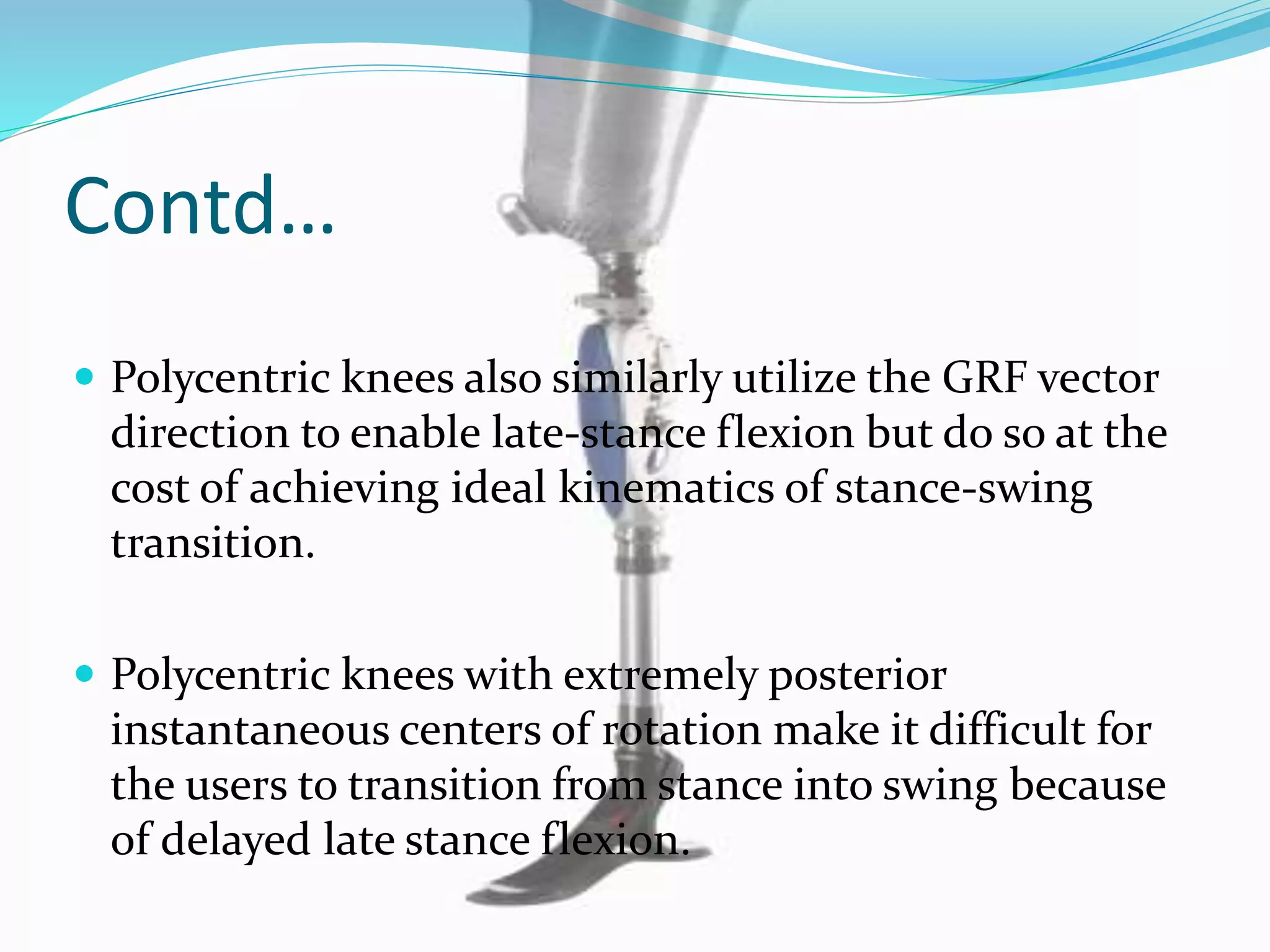 Designof a fully passive prosthetic knee | PPTX