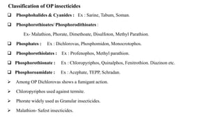 Classification of insecticides based on chemical nature | PPTX