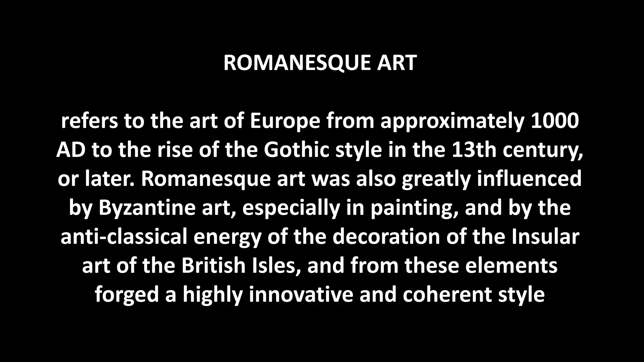 Art 9 - Byzantine, Romanesque, and Gothic Art | PPTX | Christianity ...