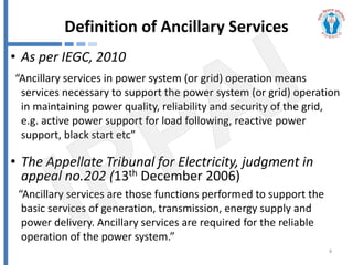 Drivers of Ancillary Services in India | PPT