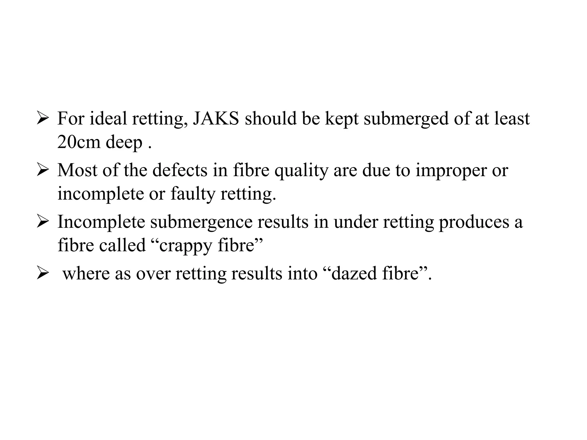 RETTING PROCESS IN JUTE | PPTX