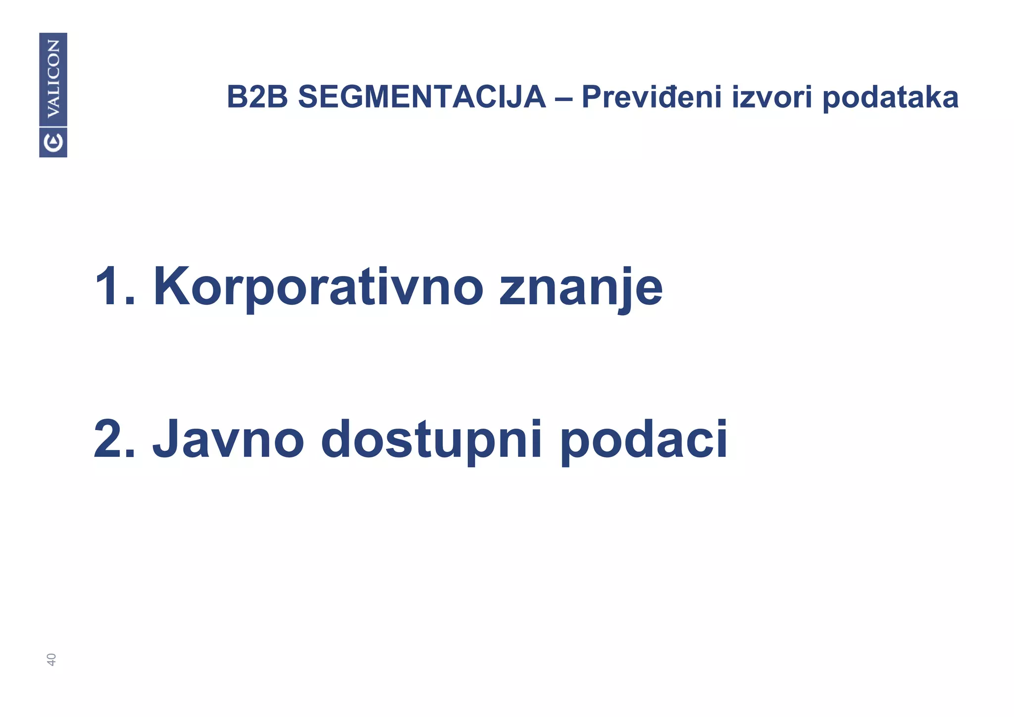 Valicon/SPSS konferencija - 21.4.2011 - Sarajevo | PPT