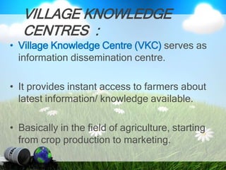 Village knowledge Centre & Village Resource Centres | PPTX