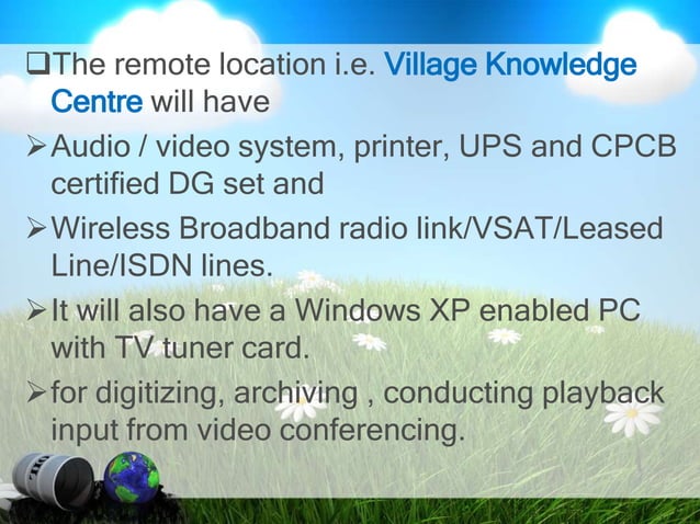 Village knowledge Centre & Village Resource Centres | PPTX | Technology & Computing