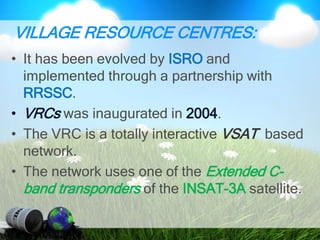 Village knowledge Centre & Village Resource Centres | PPTX