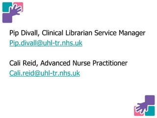 Journal Club or mad hatter's tea party - Divall & Reid | PPTX