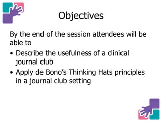 Journal Club or mad hatter's tea party - Divall & Reid | PPTX
