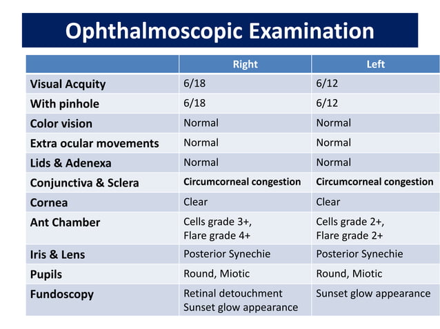 Vogt Koyanagi Harada Syndrome (VKH) | PPTX | Eye and Vision Conditions ...