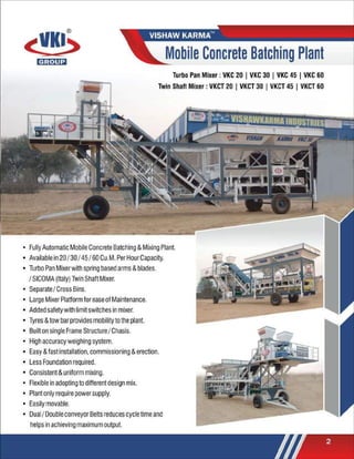 vishawkarmaindustries-CONCRETE BATCHING PLANT-Brochure.pdf | Manufacturing Industry | Industries