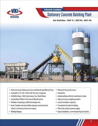 vishawkarmaindustries-CONCRETE BATCHING PLANT-Brochure.pdf | Manufacturing Industry | Industries