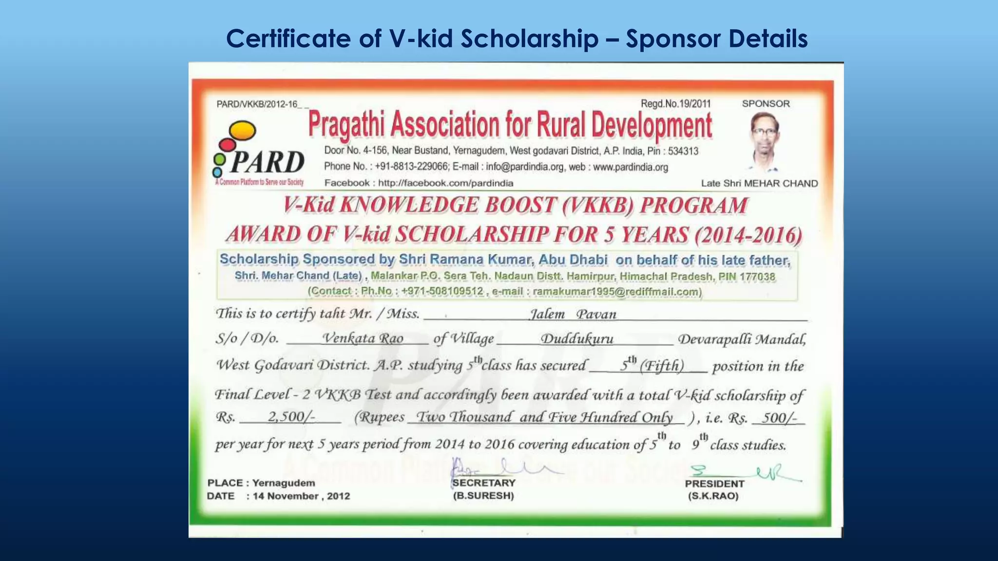 V-Kid Knowledge Boost (VKKB) Program Highlights | PPTX | Primary ...