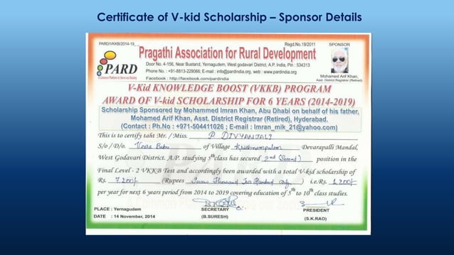 V-Kid Knowledge Boost (VKKB) Program Highlights | PPTX | Primary ...