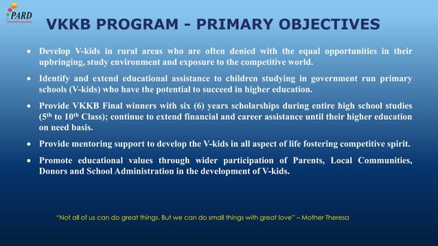 V-Kid Knowledge Boost (VKKB) Program Highlights | PPTX | Primary ...
