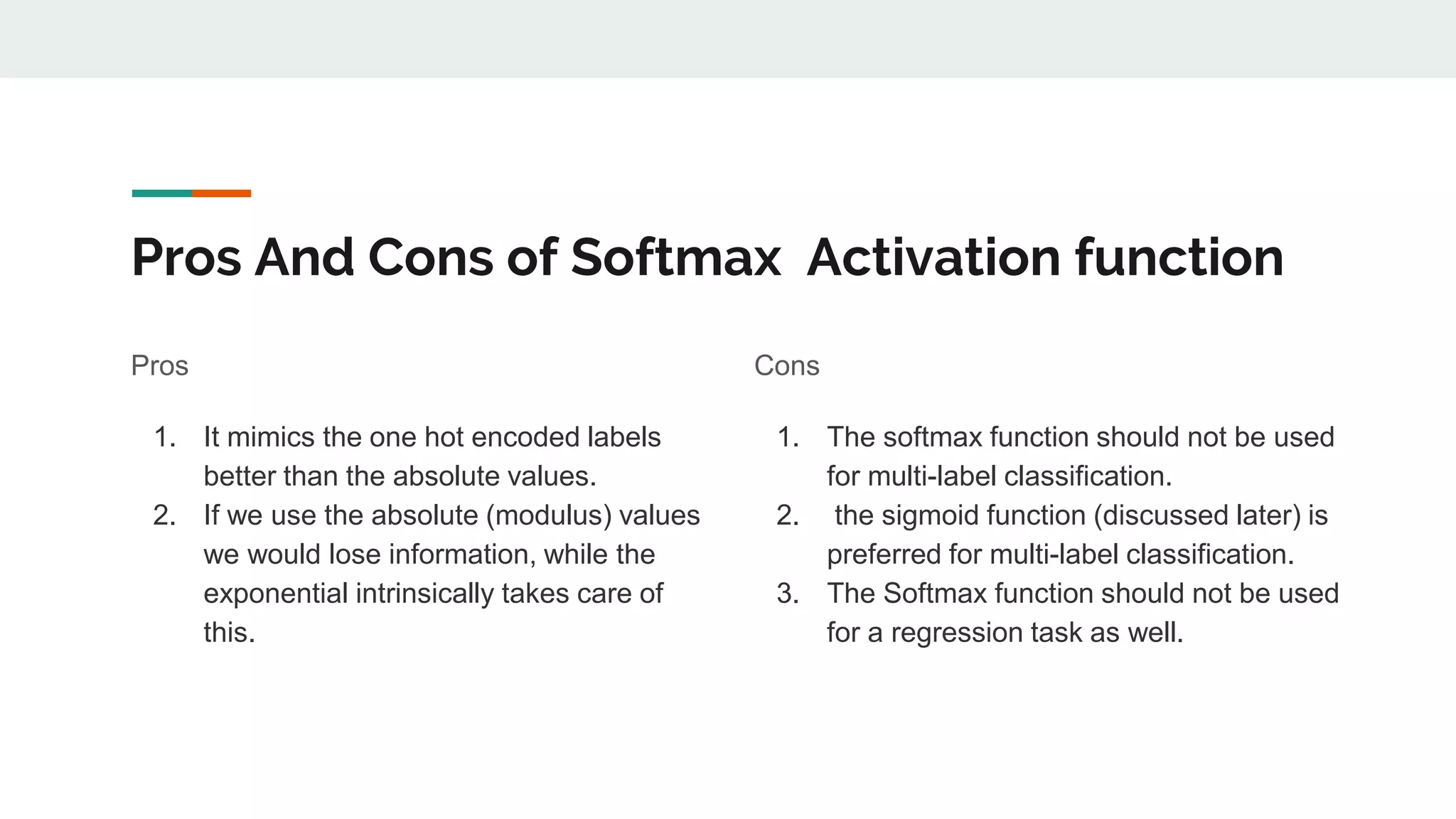 Activation functions | PPTX | Technology & Computing