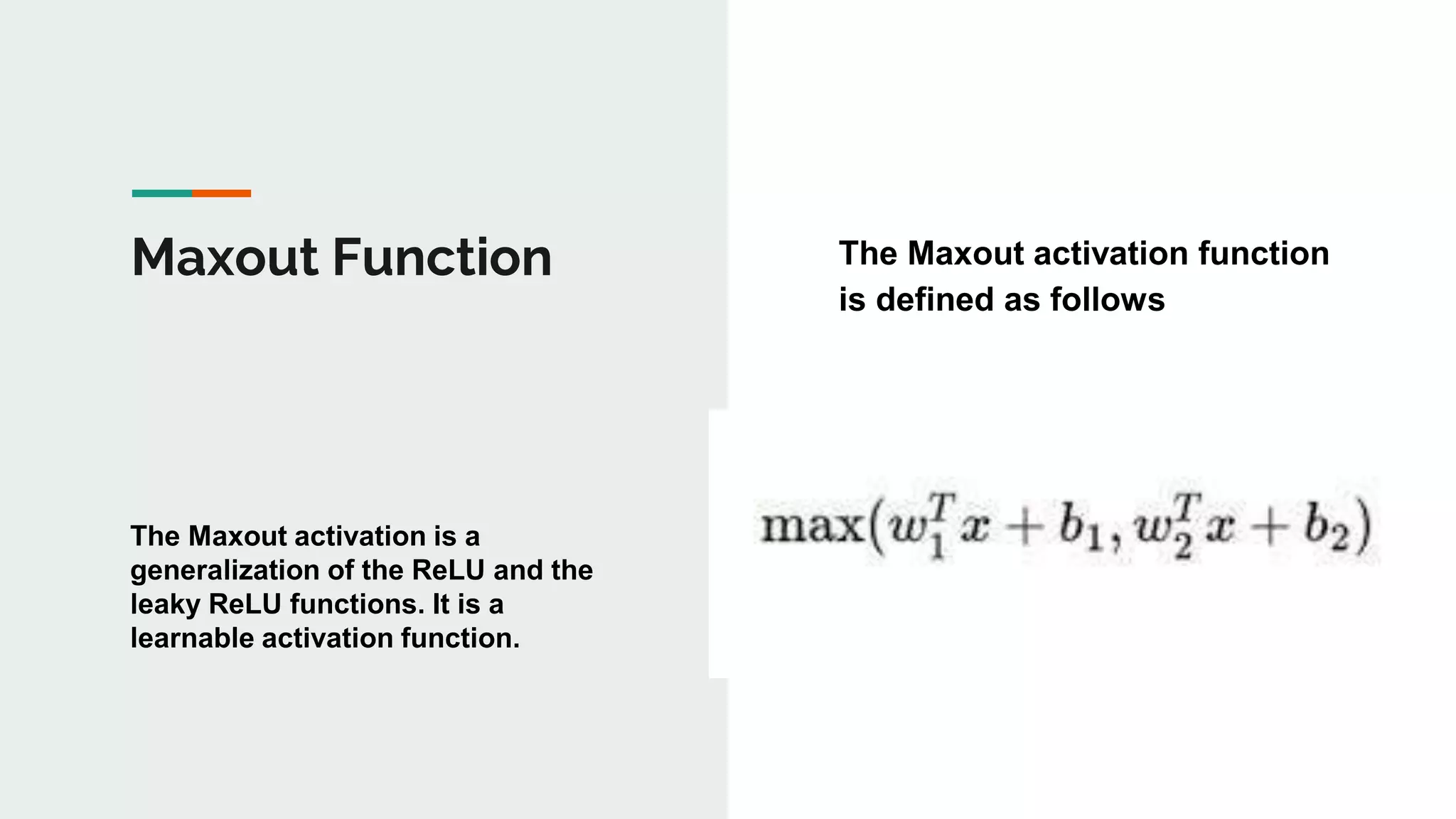 Activation functions | PPTX