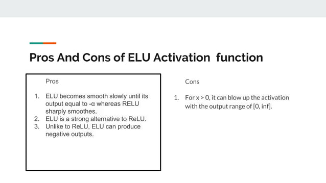 Activation functions | PPTX | Technology & Computing