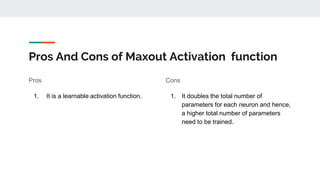 Activation functions | PPTX