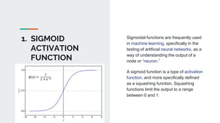 Activation functions | PPTX