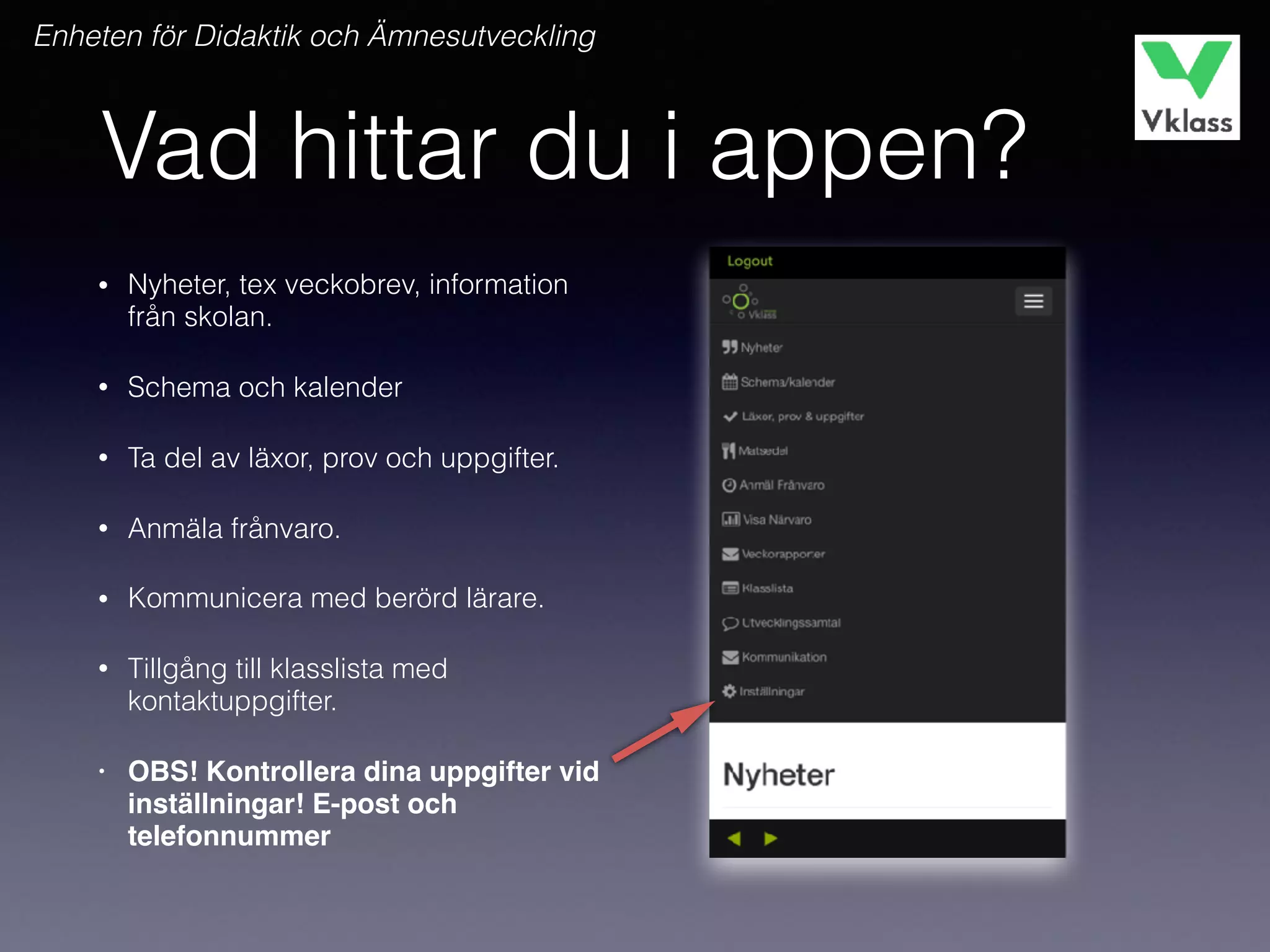 Vklass vh presentation | PDF