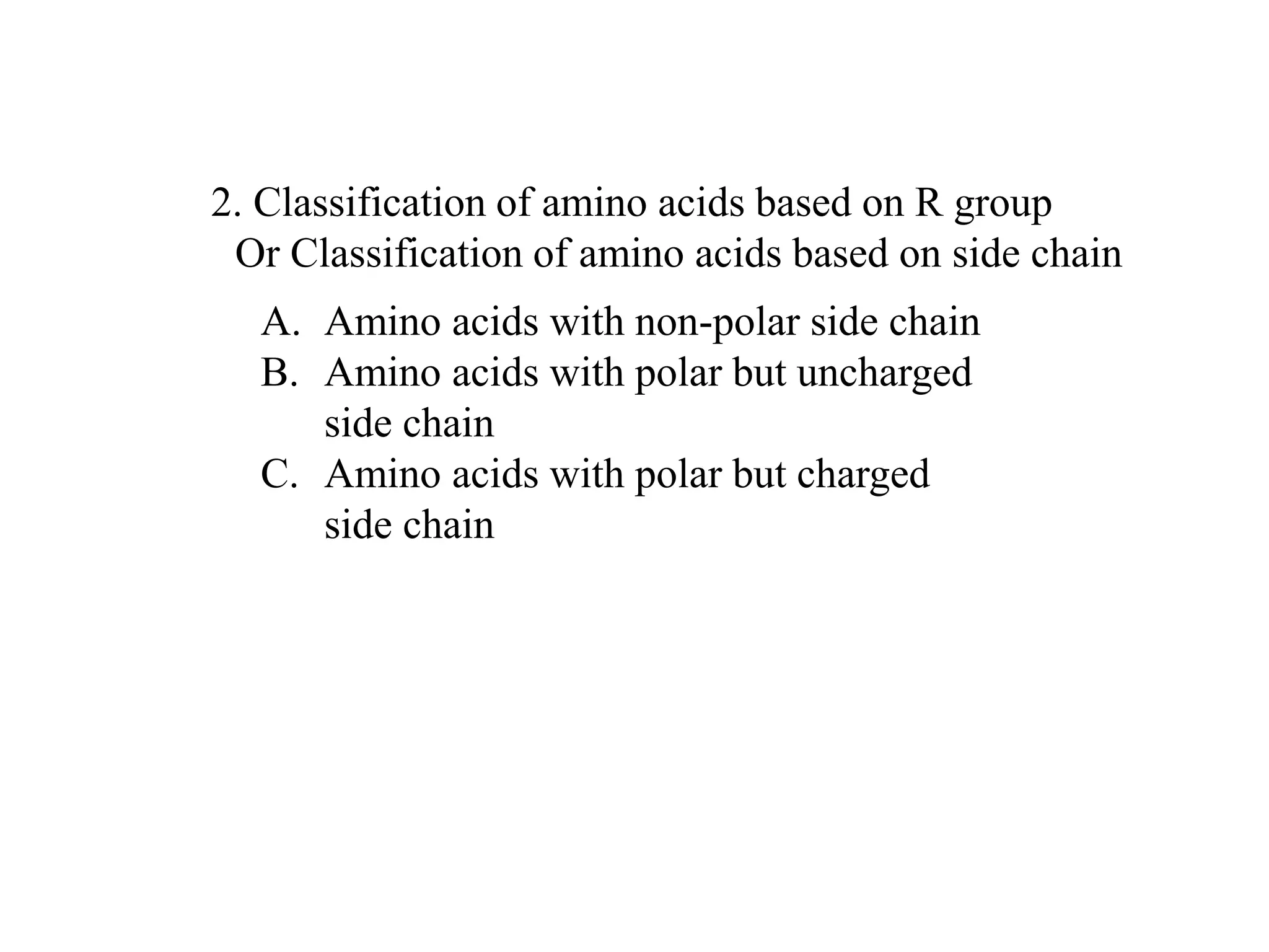Vkm structure and classification of amino acids ppt | PPT