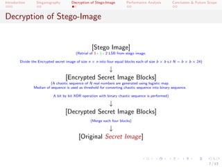 A Framework of Secured and Bio-Inspired Image Steganography Using Chaotic Encryption with ...