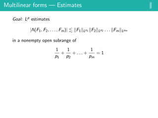 A T(1)-type theorem for entangled multilinear Calderon-Zygmund operators | PPT