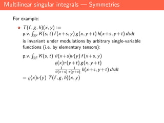 On Twisted Paraproducts and some other Multilinear Singular Integrals | PPT