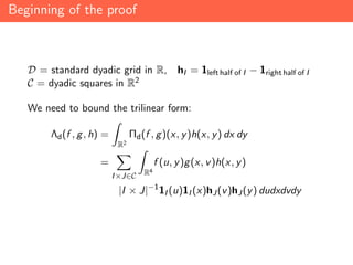 On Twisted Paraproducts and some other Multilinear Singular Integrals | PPT